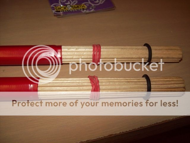 Longest Lasting Multi-rod drumsticks.