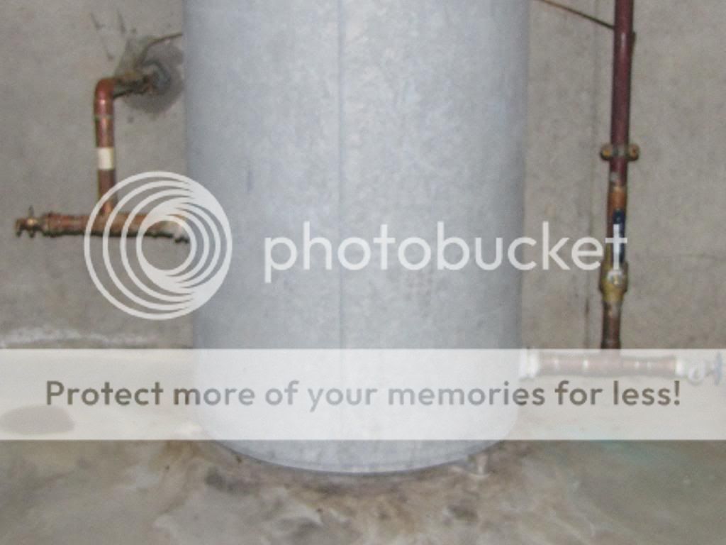 replace relief tap on well water tank